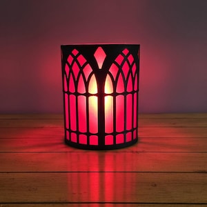 Gothic Lamp, Led Lamp, Gothic Lantern, Goth Decor, Gothic Art ...