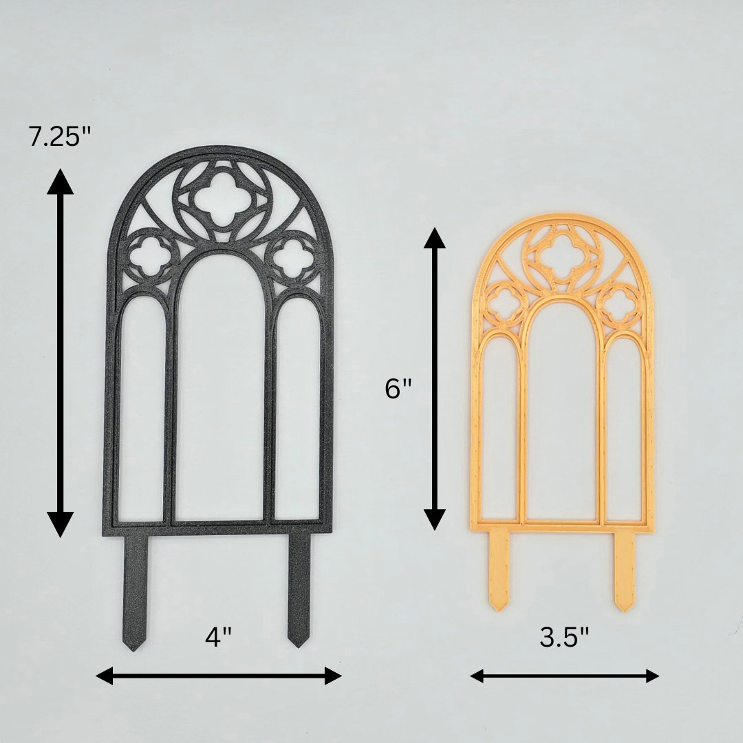 Gothic Plant Trellis Stake, 3D Printed Biodegradable PLA - Etsy
