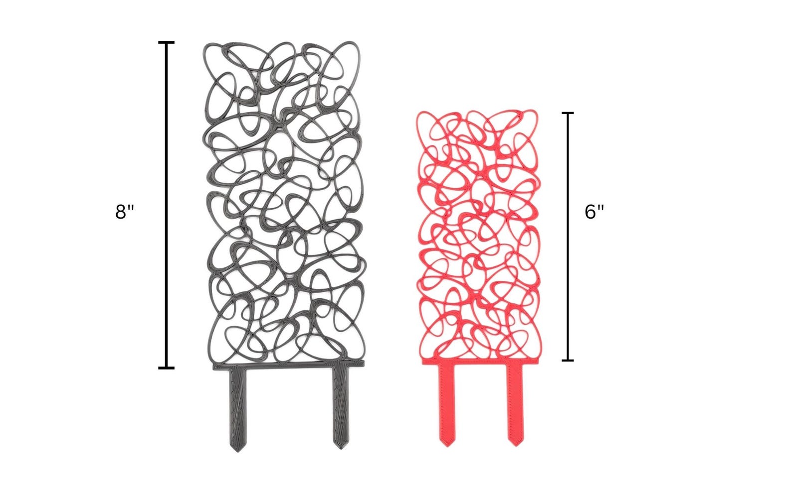 Abstract Plant Trellis Stake, 3D Printed Biodegradable PLA, Indoor ...
