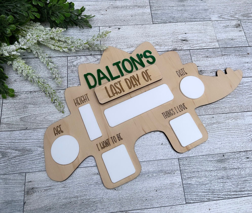 First Day of School Sign | Last Day of School Sign | School Photo Prop ...