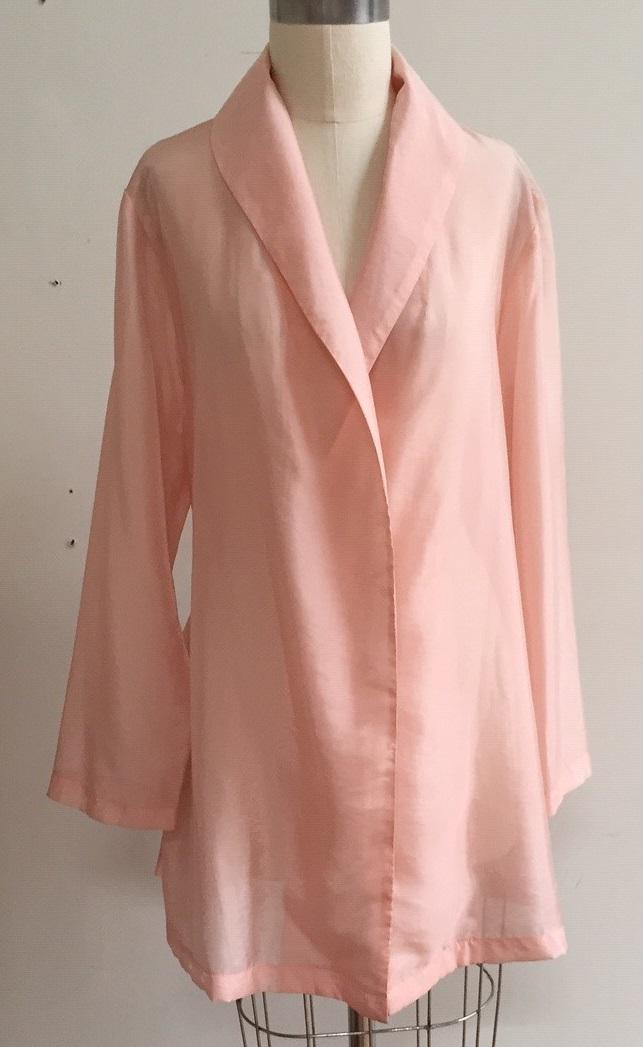 Pink Sheer Jacket, Pink Wrap Jacket, Pink Topper Jacket, Pink Jacket ...