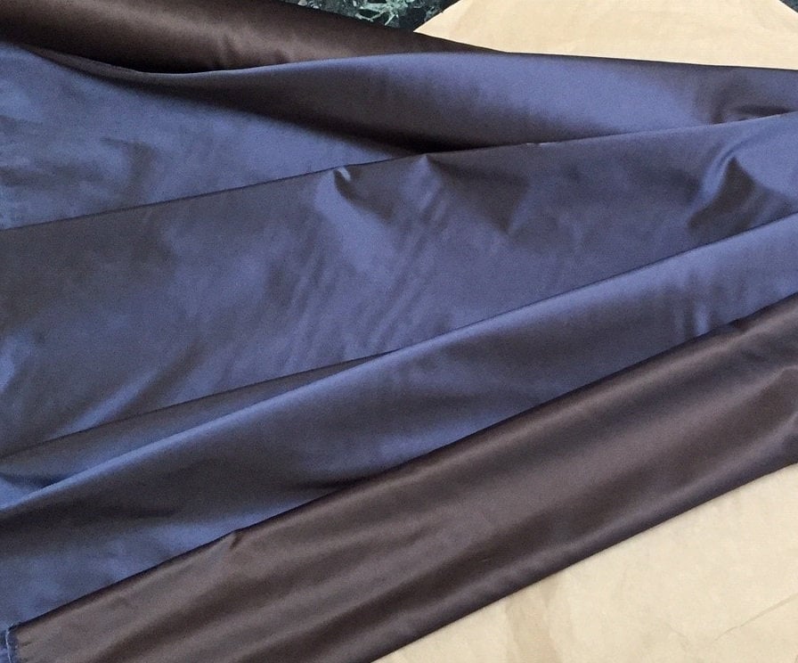 Satin Taffeta, 2-sided, 5 Colors, Italian, Siri Fabric, Pink, Apricot ...