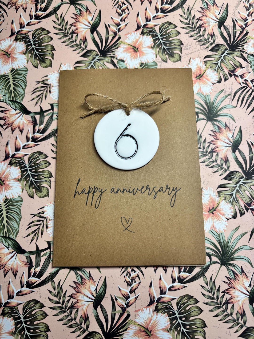 6 - Years Together - Iron - Happy Anniversary - A6 Blank Card ...