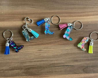 Boot Keychain | Etsy