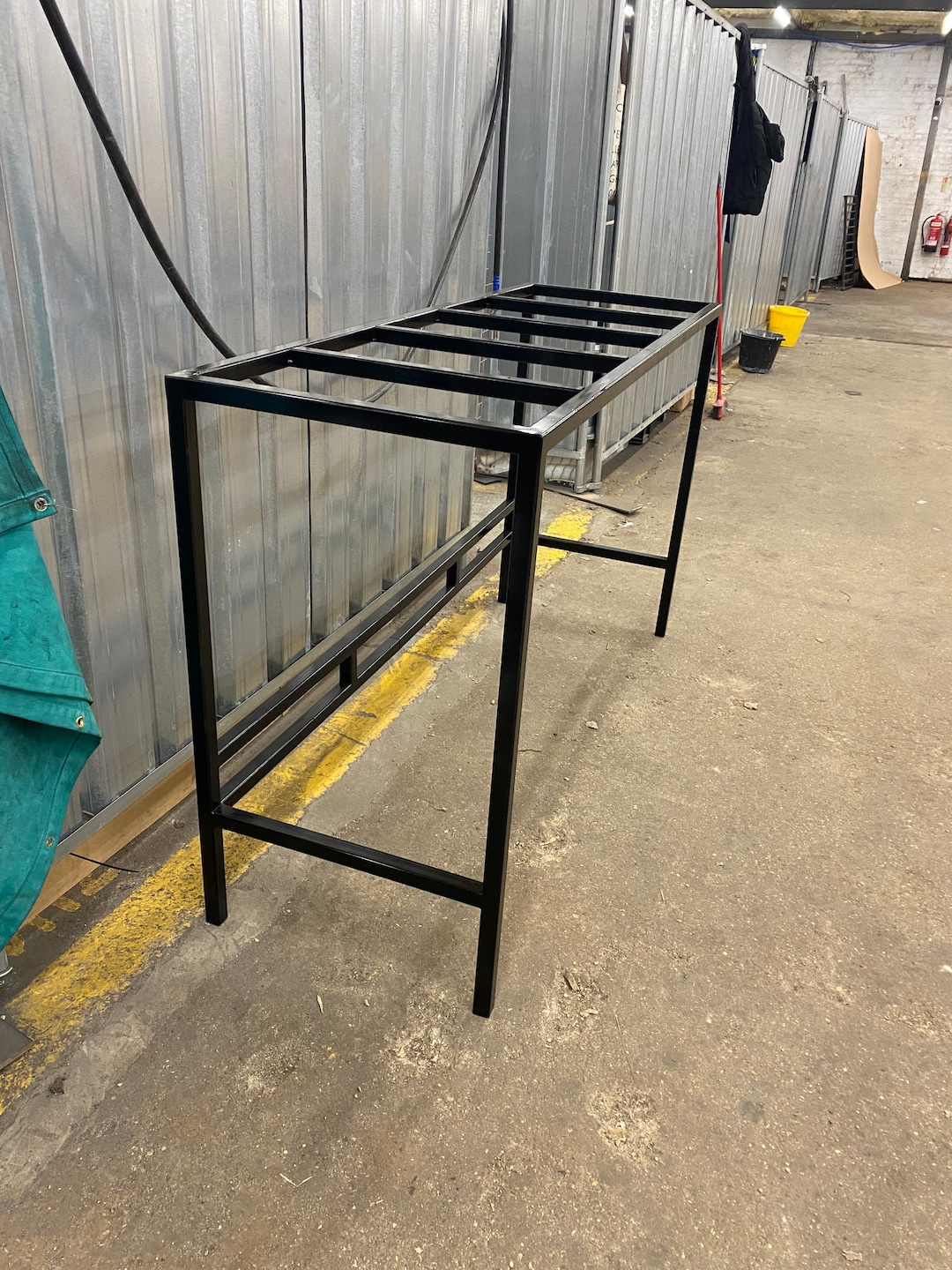 Industrial Metal Breakfast Bar Frame Suitable for Wood/marble/concrete ...