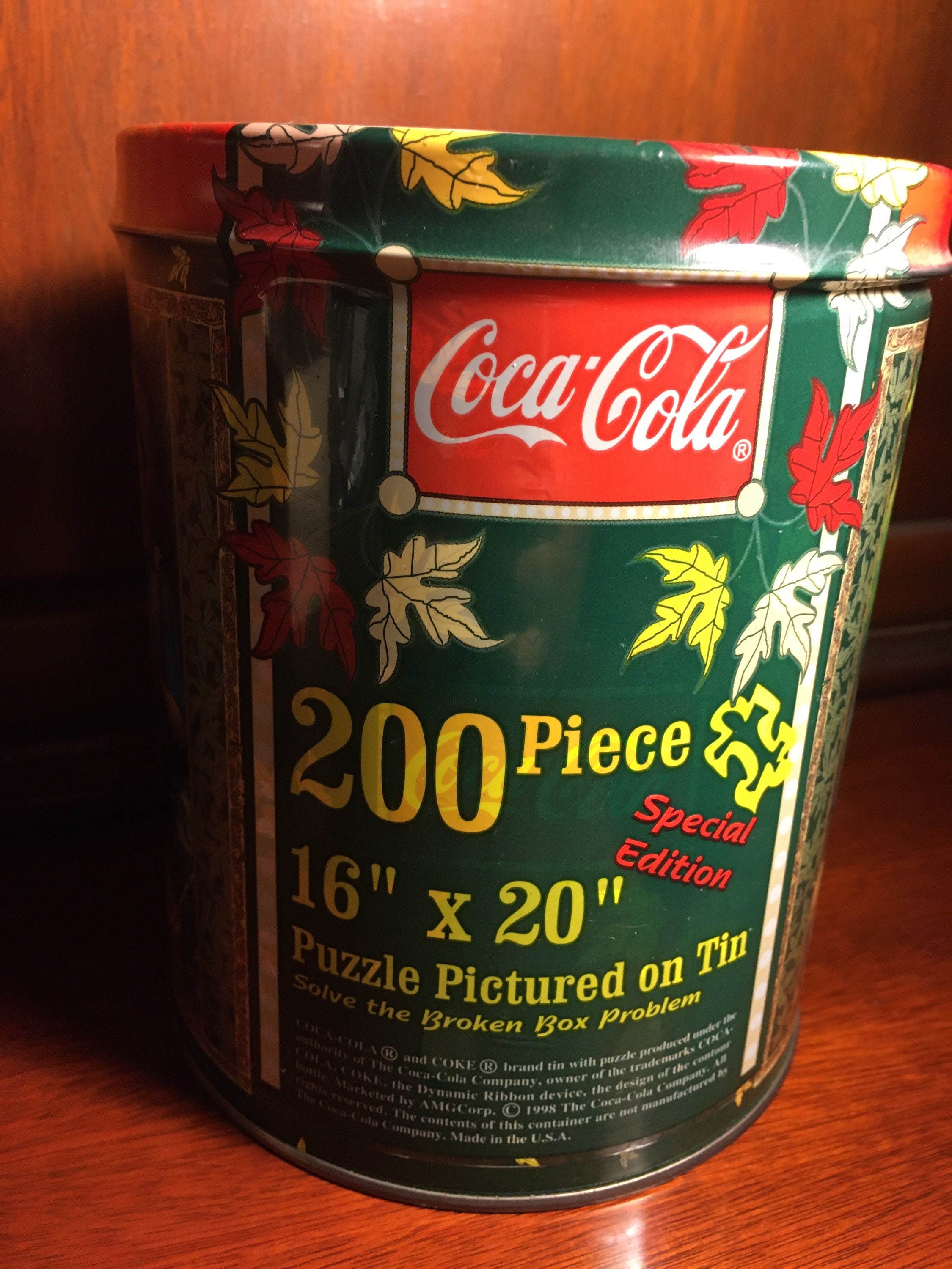 Special Limited Edition Coca-cola Puzzle Set - Etsy