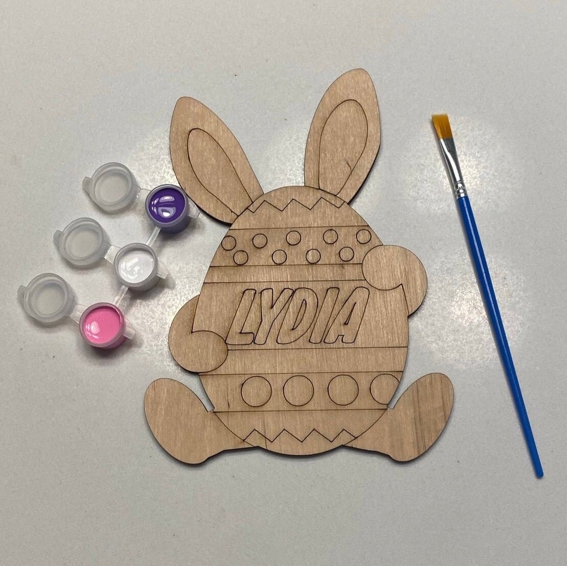 Personalized Easter Paint Kit Custom Easter Bunny Craft - Etsy