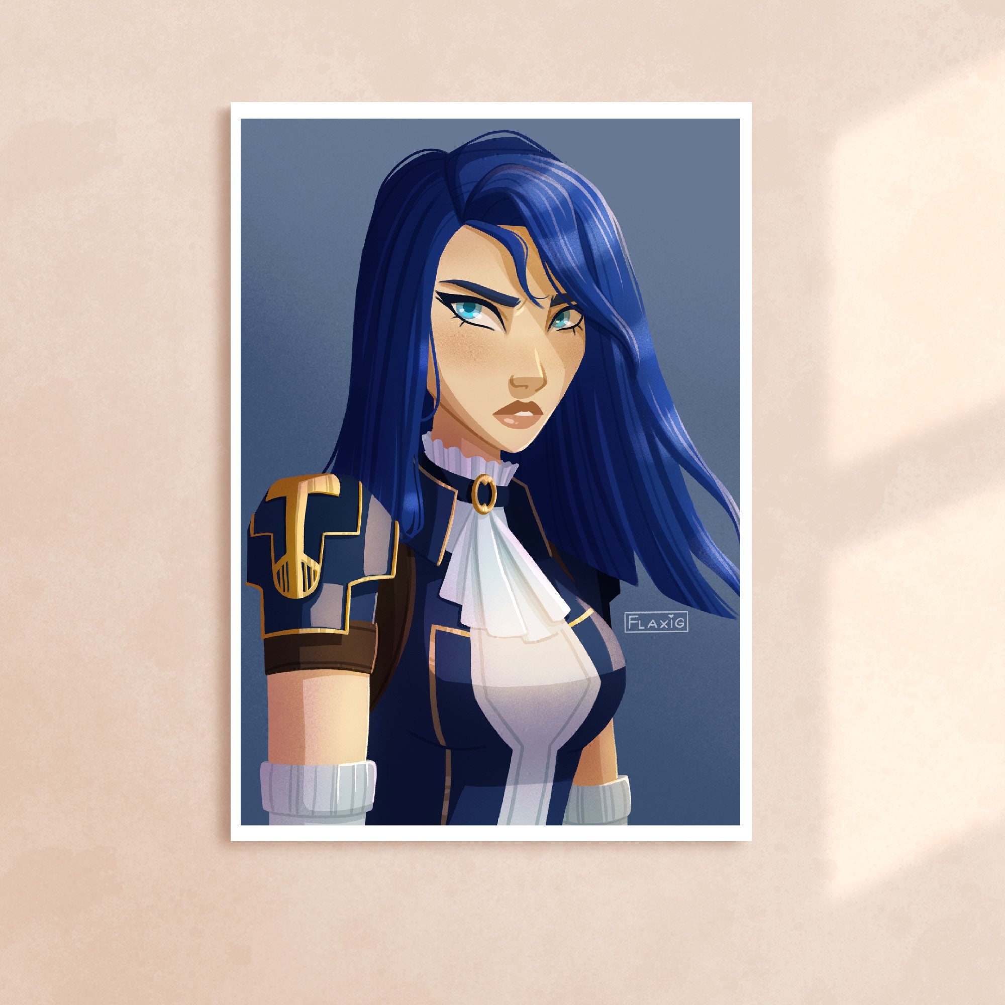 Art Print Caitlyn League of Legends - Etsy