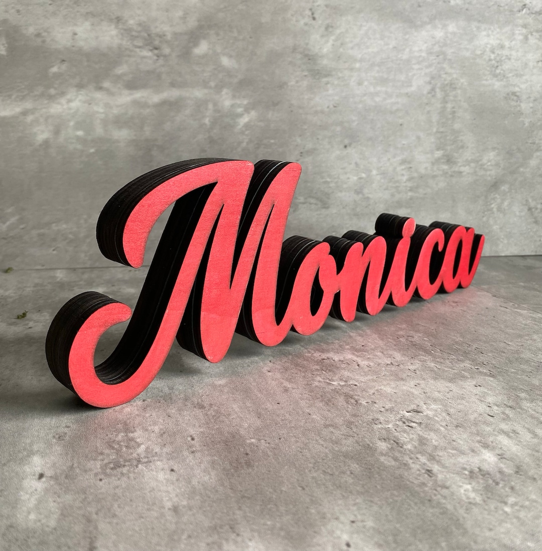 Table Name Stand, Name Sign, Acrylic Sign, Personalized Name Sign ...