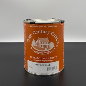 Olde Century Acrylic Latex Paint | Salt Box Blue - Etsy