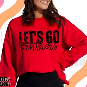 Panthers PNG Let's Go Panthers PNG Panther Mascot PNG - Etsy