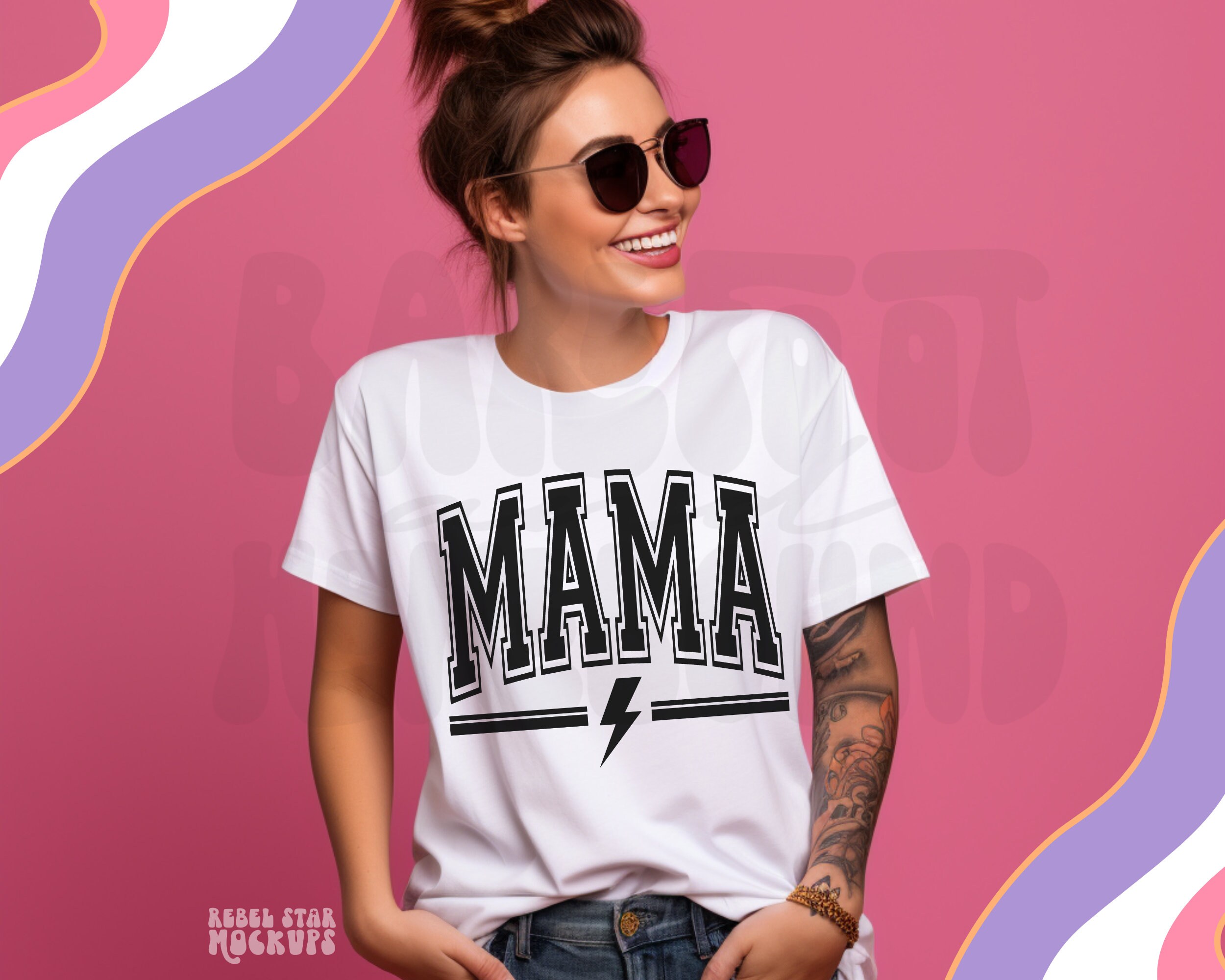 Varsity Mama and Mini SVG Bundle Varsity Letters With - Etsy