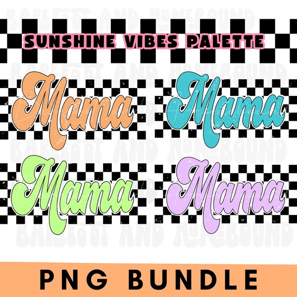 Mama Bright Colors Png - Etsy