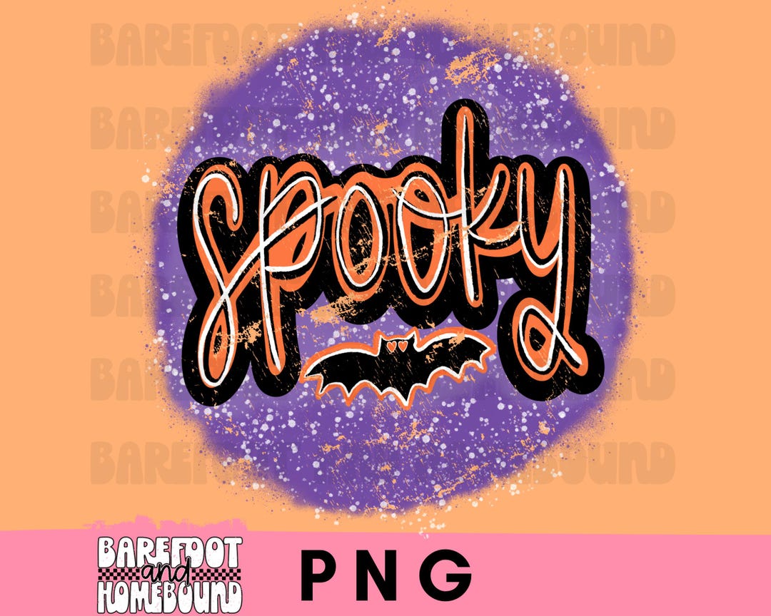 Paint Splatter Spooky Bat PNG, Cute Bat PNG, Spooky Cursive Png ...
