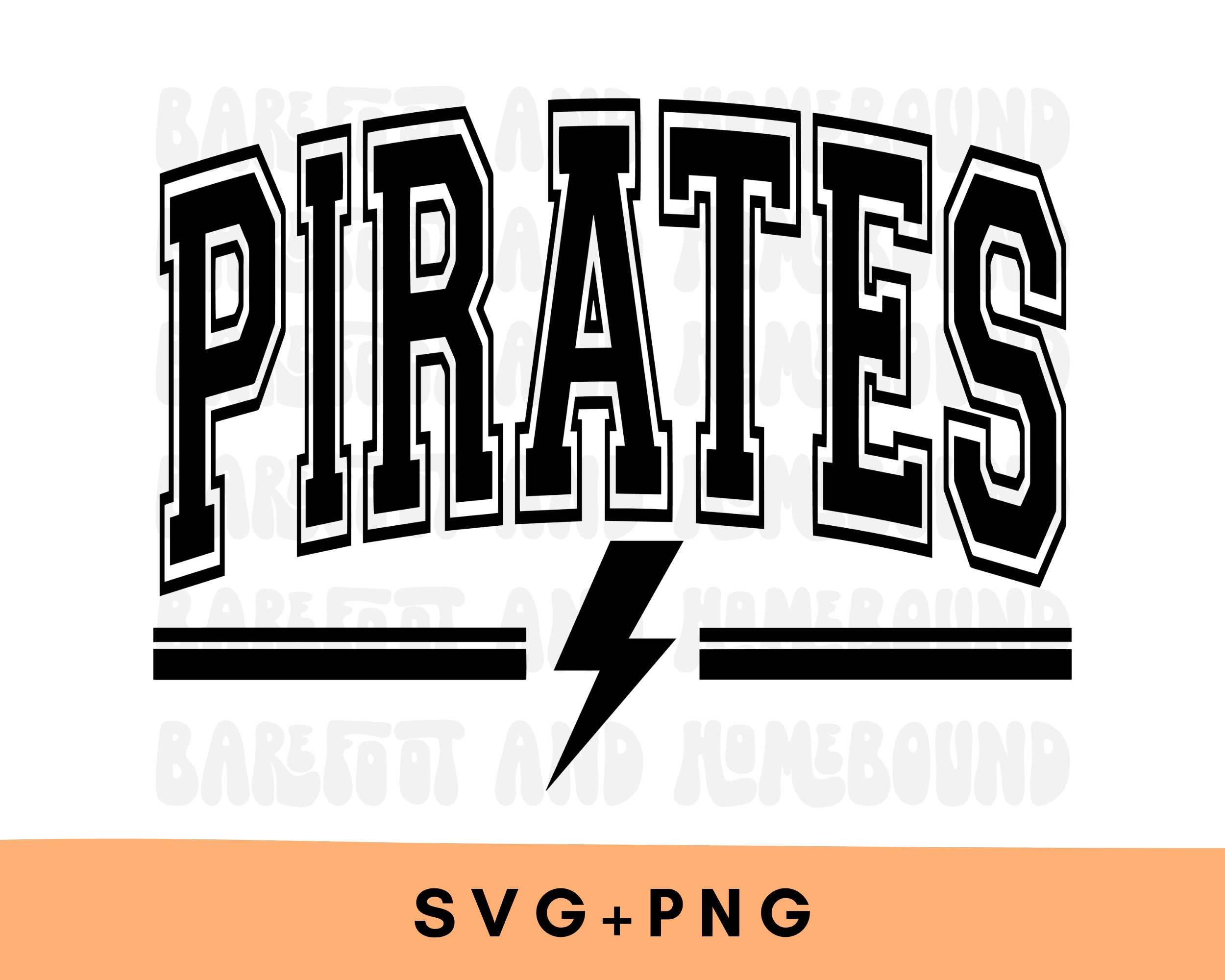 Varsity Pirates SVG Pirates PNG Pirates Mascot SVG Trendy - Etsy