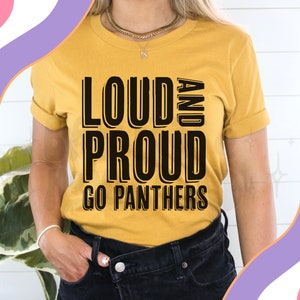 Panthers SVG, Loud and Proud Svg, Panthers Mascot Svg, School Mascot ...