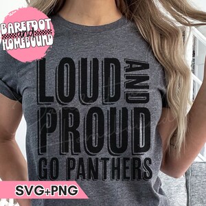 Panthers SVG, Loud and Proud Svg, Panthers Mascot Svg, School Mascot ...