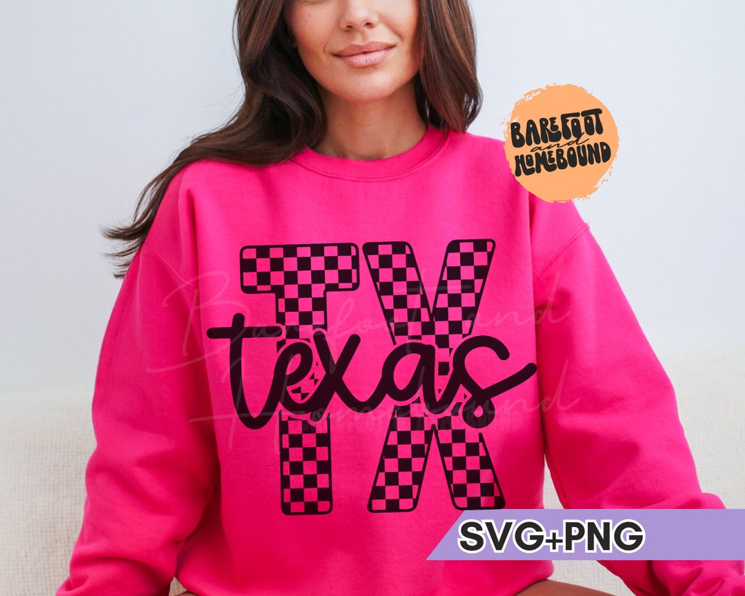 Texas Checkered SVG, Texas PNG, Texas Shirt Design, Tx Svg, Tx Png ...