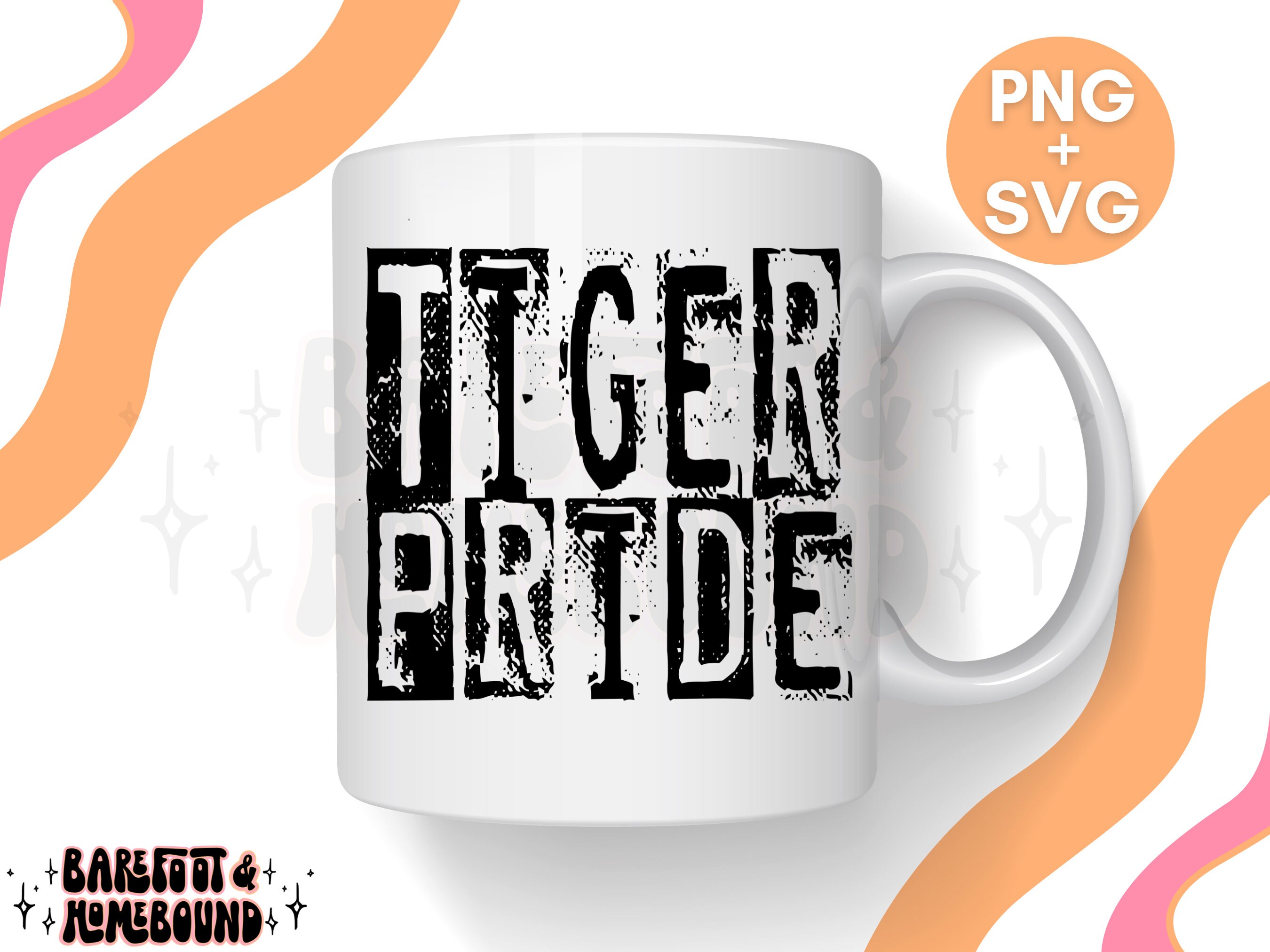 Tigers SVG Tiger Pride SVG Tigers Mascot SVG Grunge Tigers - Etsy