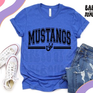 Varsity Mustangs SVG, Let's Go Mustangs PNG, Mustang Mascot SVG ...