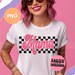Pink Retro Checkered Mama PNG, Distressed Pink Mom Design, Trendy Mom ...