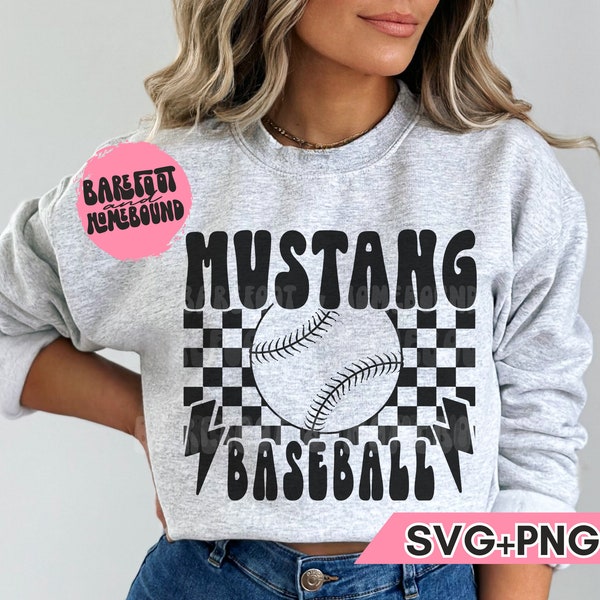 Mustang Baseball - Etsy