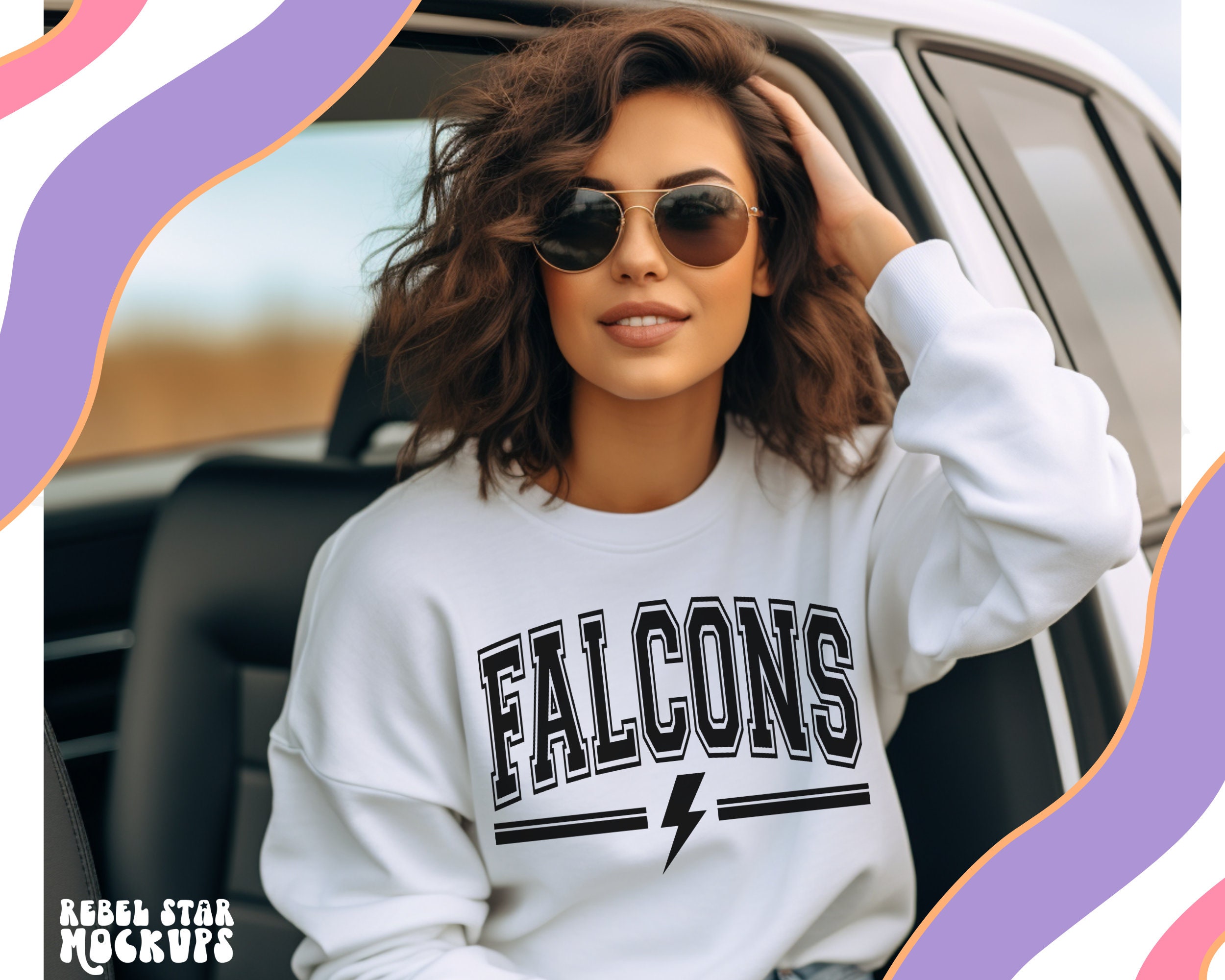 Varsity Falcons SVG Falcons Mascot PNG Falcons School Mascot - Etsy