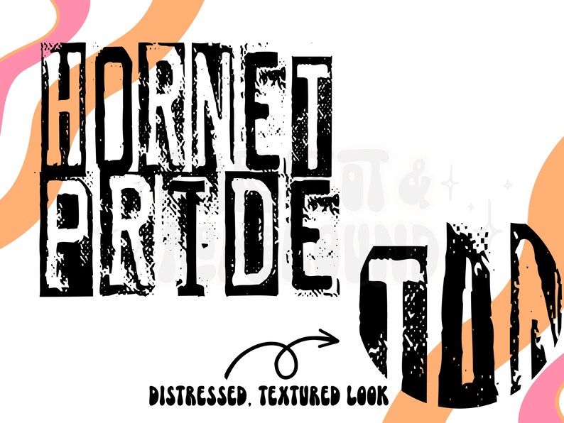 Hornets SVG Hornet Pride SVG Hornets Mascot SVG Grunge - Etsy