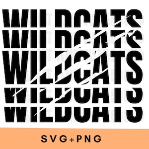 Wildcats SVG, Wildcats Scratch SVG, Wildcats Mascot SVG, Wildcats Png ...