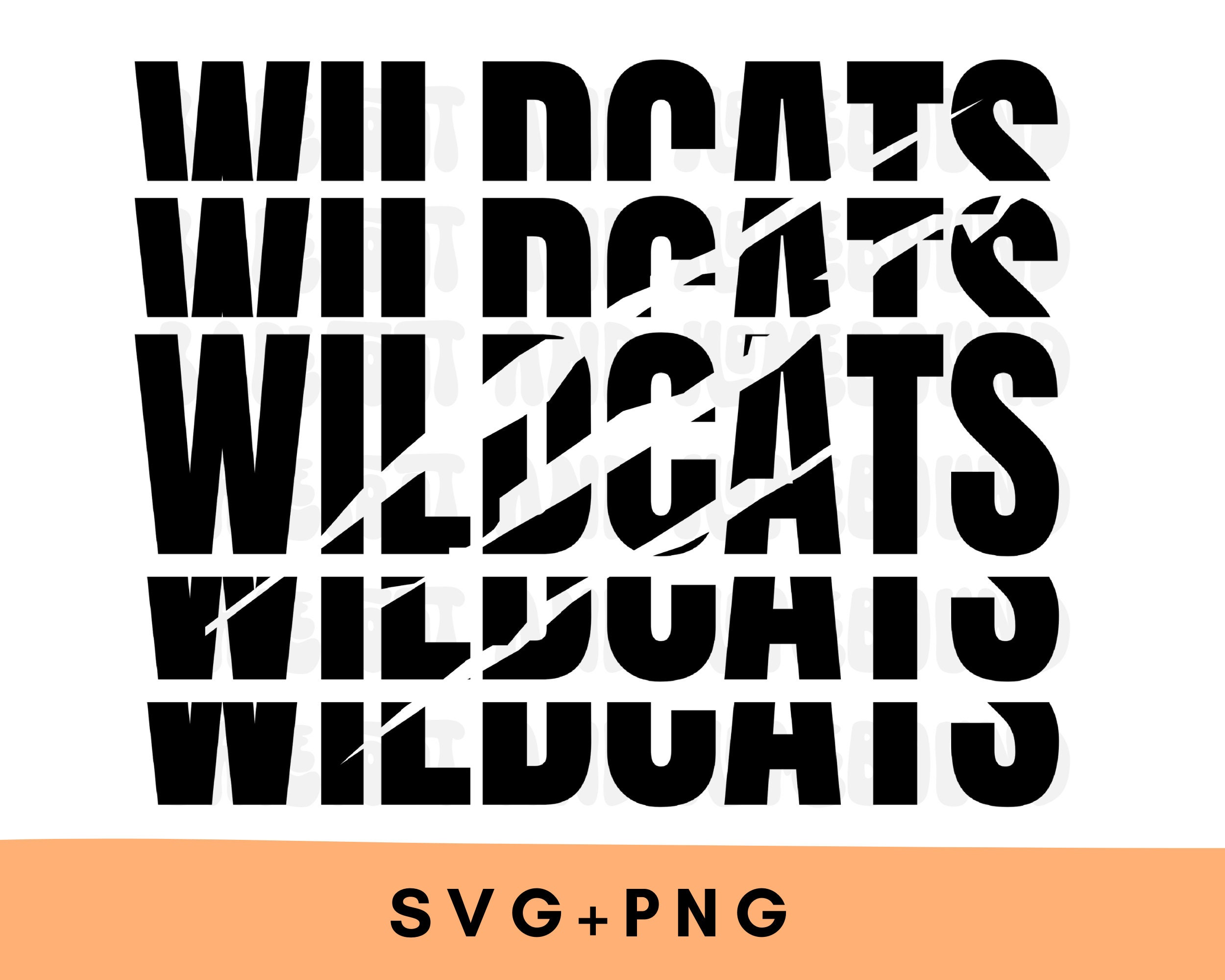 Wildcats SVG Wildcats Scratch SVG Wildcats Mascot SVG - Etsy