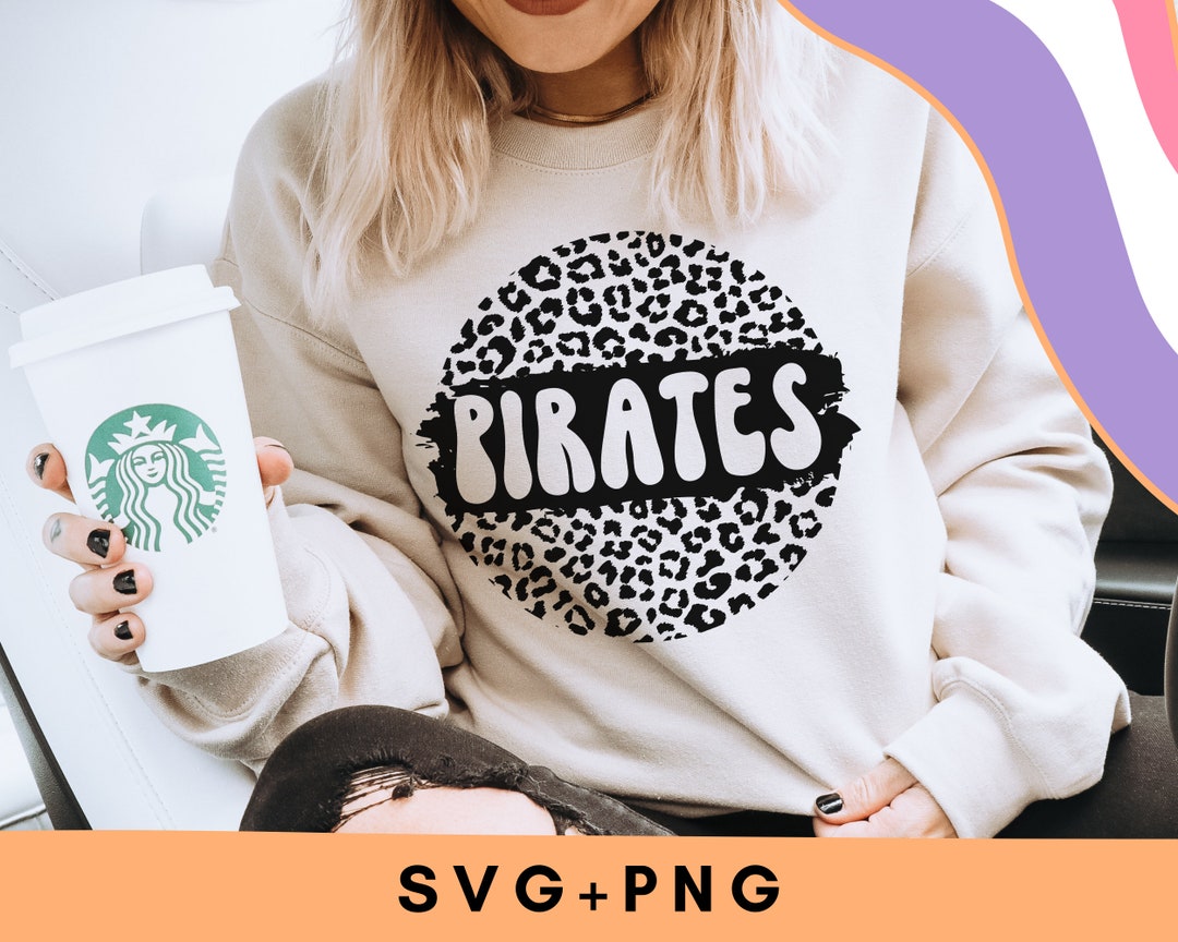 Leopard Pirates SVG, Pirates PNG, Pirates Mascot SVG, Trendy Pirates ...