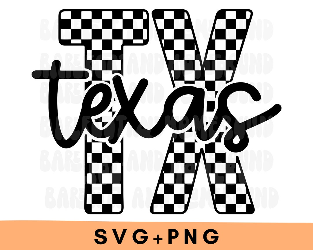 Texas Checkered SVG, Texas PNG, Texas Shirt Design, Tx Svg, Tx Png ...