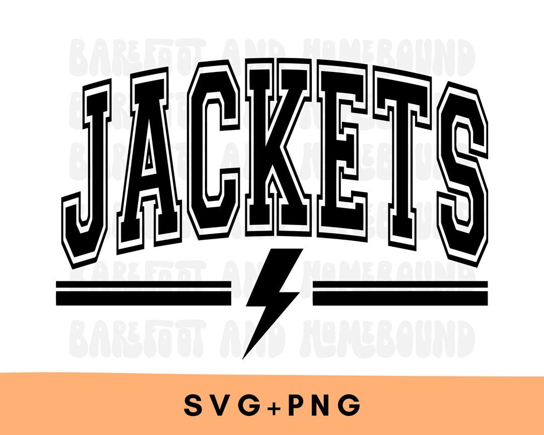 Varsity Jackets Font SVG PNG: School Spirit Design (digital Download ...