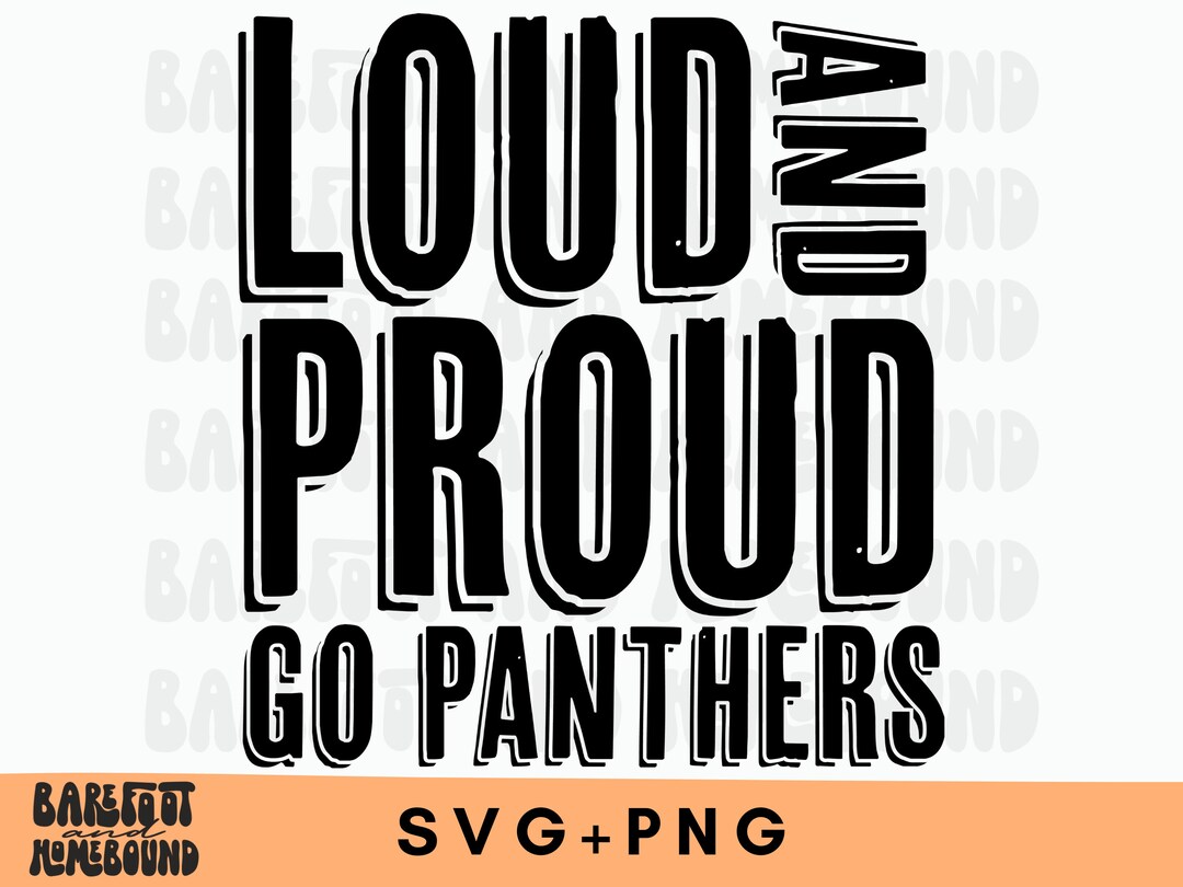 Panthers SVG, Loud and Proud Svg, Panthers Mascot Svg, School Mascot ...