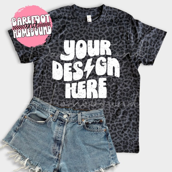 Black Leopard Mockup - Etsy
