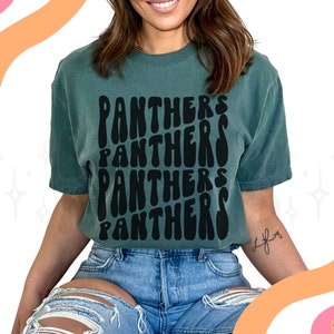 Panthers SVG, Panthers Retro PNG, School Mascot Panthers SVG, Panther ...