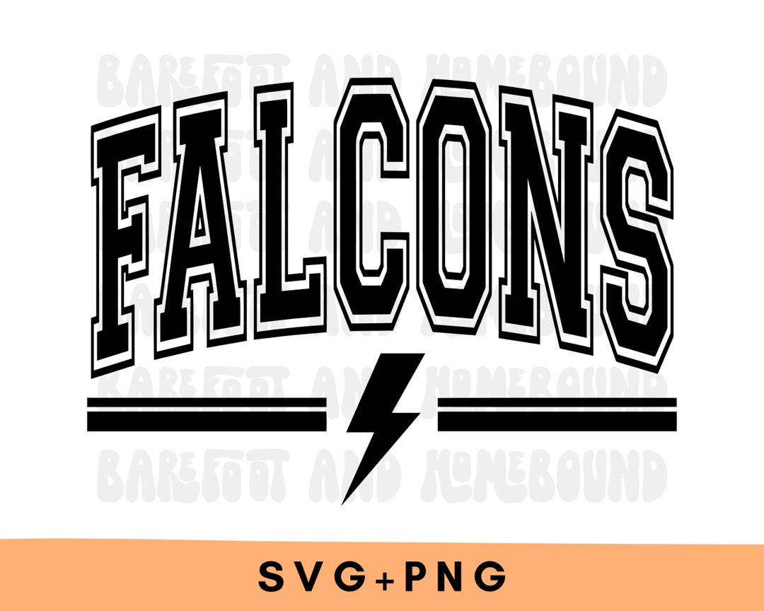 Varsity Falcons SVG, Falcons Mascot PNG, Falcons School Mascot Svg ...