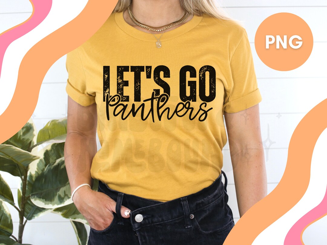 Panthers PNG Let's Go Panthers PNG Panther Mascot PNG - Etsy