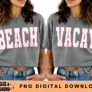 Varsity Summer PNG BUNDLE! Summertime Png, Beach Design, Summer ...