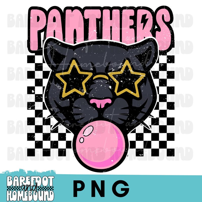 Pink Panthers Mascot - Etsy