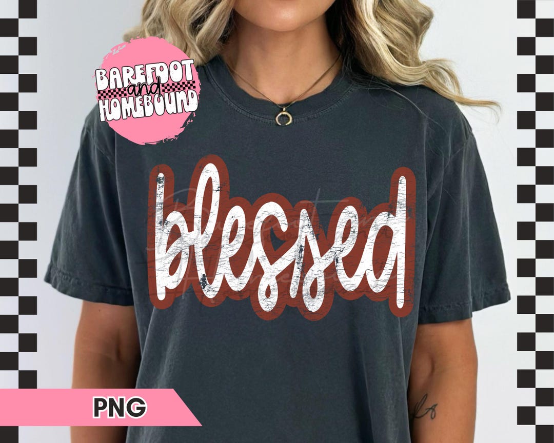 Blessed PNG: Christian Thanksgiving Shirt Design (digital Download) - Etsy
