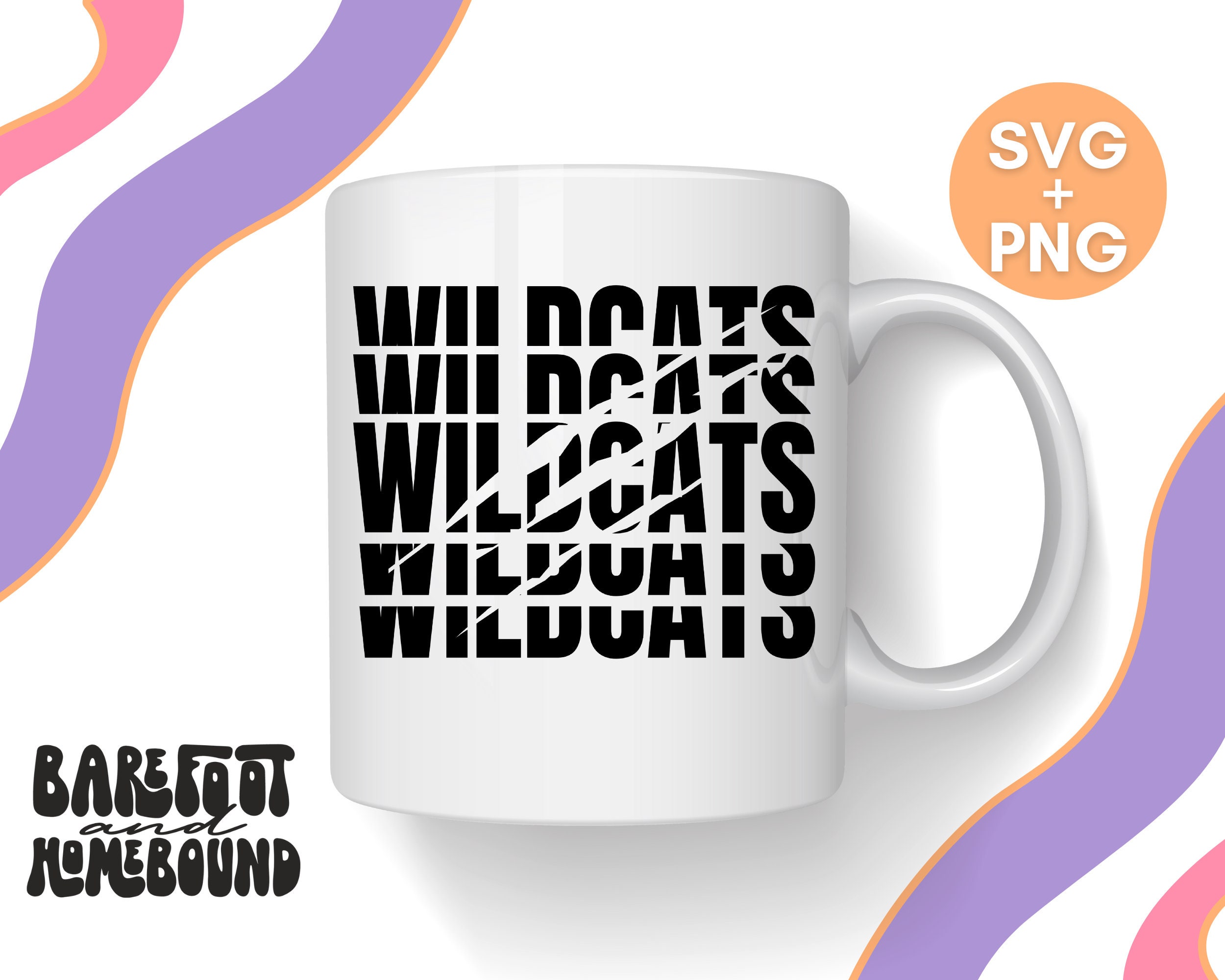 Wildcats SVG Wildcats Scratch SVG Wildcats Mascot SVG - Etsy