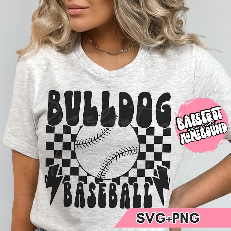 Bulldog Baseball Svg - Etsy