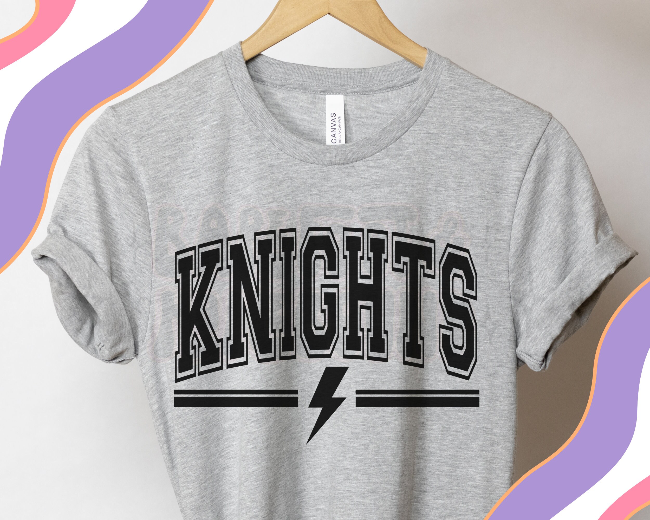 Varsity Knights SVG Knights Mascot PNG Knights Shirt Design - Etsy