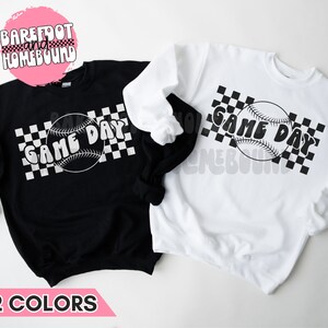 Checkered Baseball SVG, Game Day SVG, Baseball PNG, Baseball Game ...