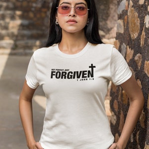 Not Perfect Just Forgiven Svg, Forgiven Shirt Svg, Forgiven Svg ...