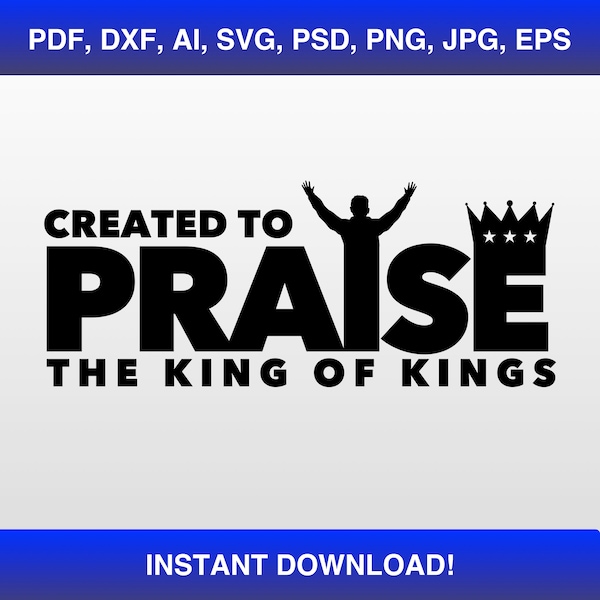 Praise Dance Svg - Etsy