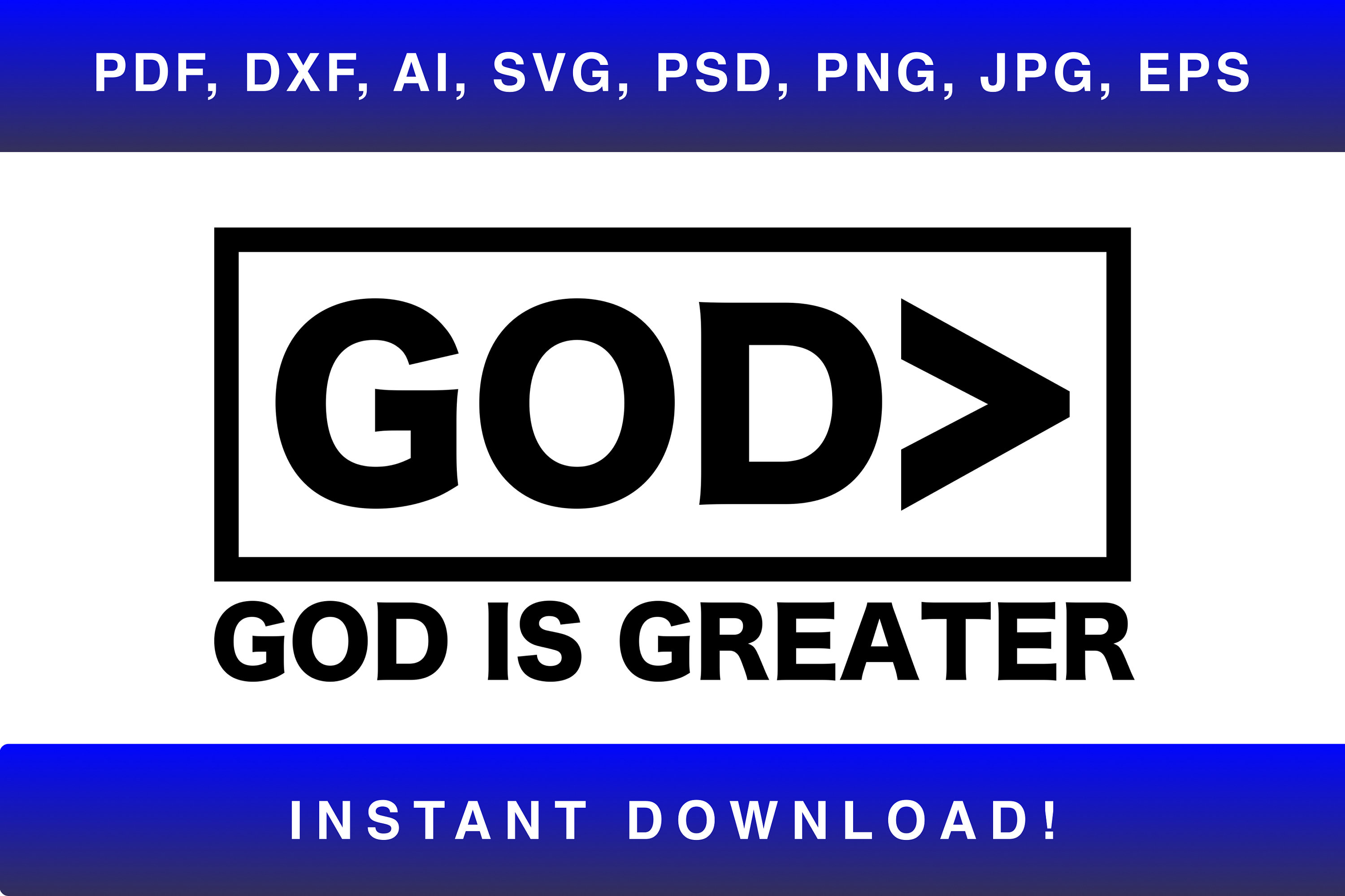 God is Greater Svg, God is Greater Shirt Svg, Greater Svg, Christian ...
