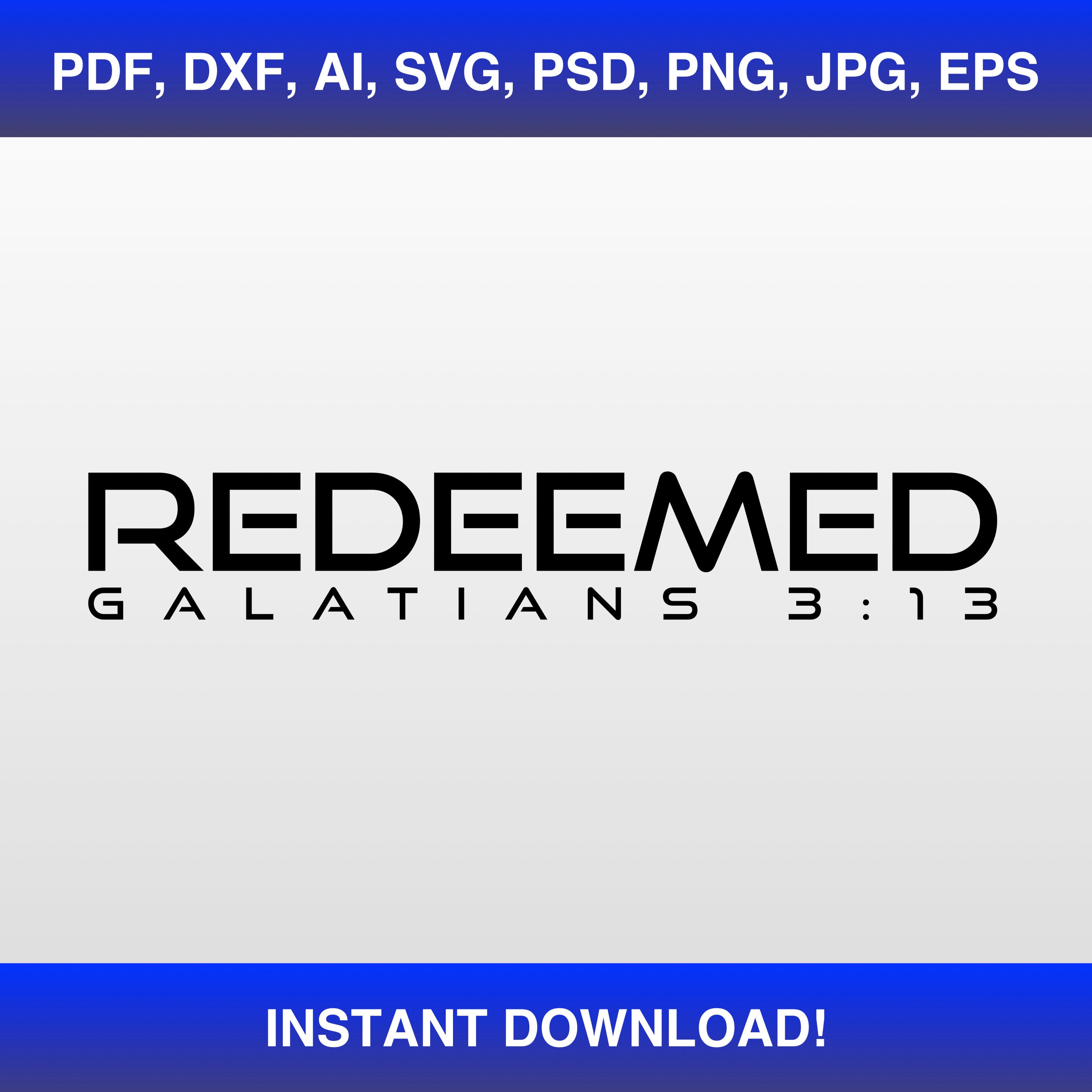 Redeemed Svg, Redeemed Shirt Svg, Redeemed Sublimation Svg,christian ...