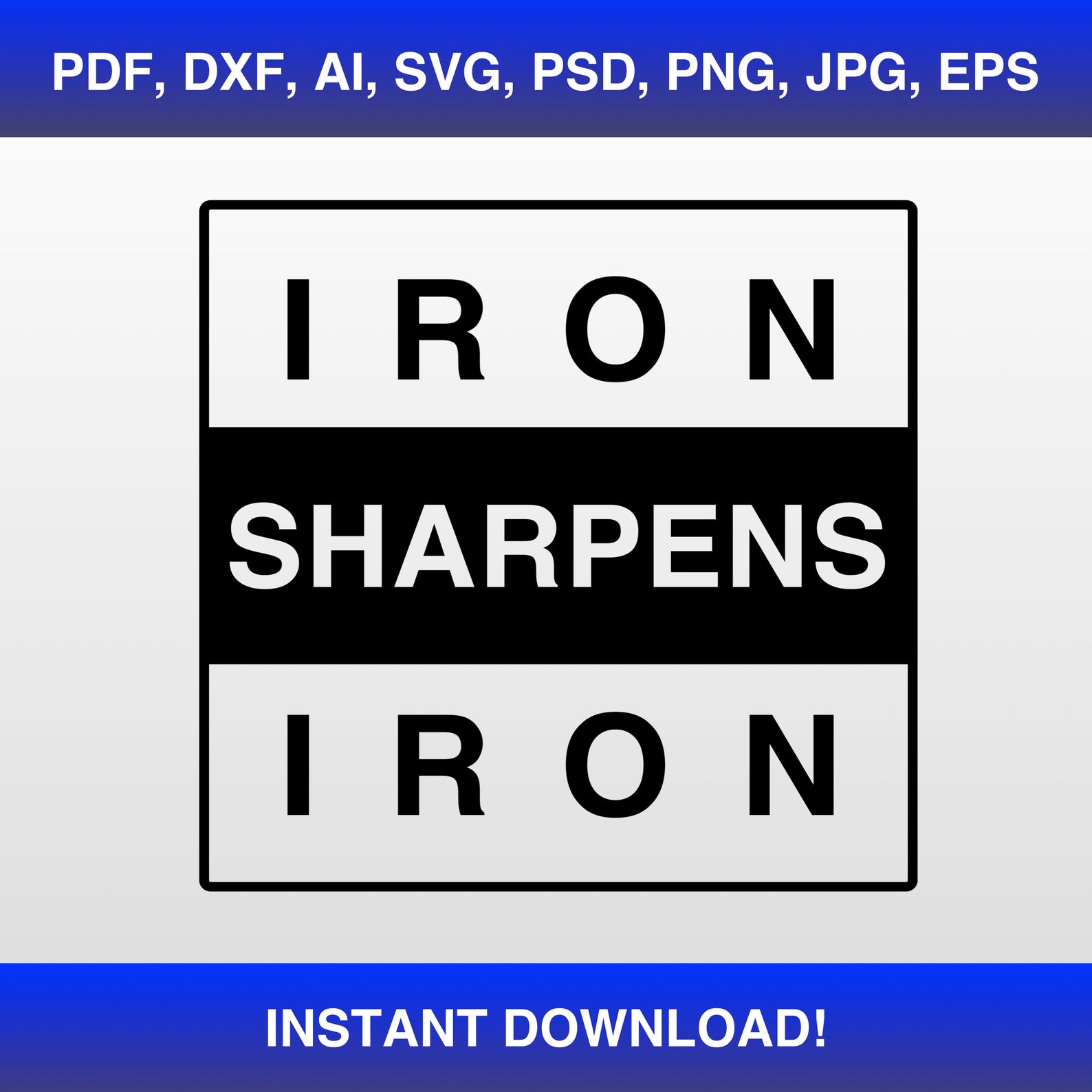 Iron Sharpens Iron Svg, Iron Sharpens Iron Shirt Svg, Christian ...